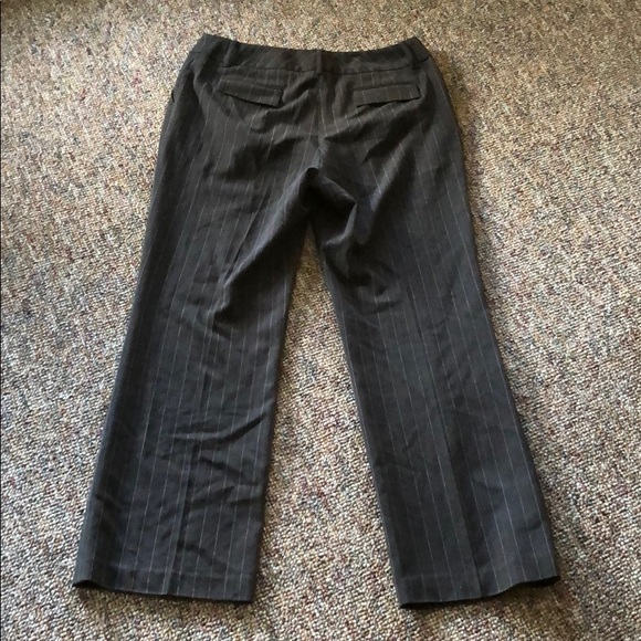 Worthington | Pants & Jumpsuits | Charcoal Pinstripe Slacks | Poshmark